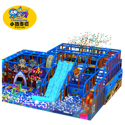 Naughty Castle Soft Indoor Playground Equipment Non - Toxic Fire Resistance