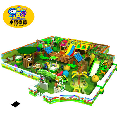 Professional Indoor Play Centre Equipment , Happy Baby Large Indoor Play Structures
