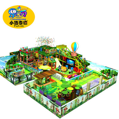 Custom Indoor Soft Play Equipment , Commercial Indoor Jungle Gym Equipment