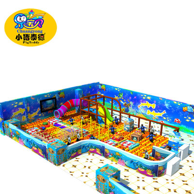 Happy Baby Indoor Play Structures , Children Soft Play Area Equipment Colorful