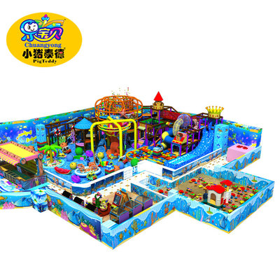 Happy Baby Indoor Play Structures , Children Soft Play Area Equipment Colorful