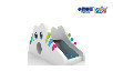 Indoor Large Plastic Kids Playground Slide Anti - Static Plastic Outdoor Play Equipment