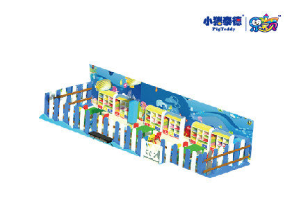 Safe Gametime Playground Equipment , Preschool Indoor Play Area Equipment