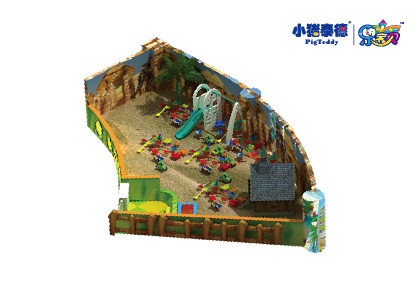 Toddler Play Area Kids Play Sand Pit Natural Ocean Sand Customized
