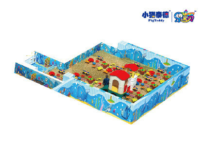 Jungle Theme Kids Play Sand Pit Indoor Soft Play Playground Equipment With Soft Ball Pool
