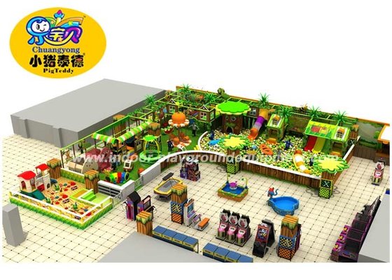 Kids Play Center Inside Soft Toys Indoor Playground Equipment Eco - Friendly Material