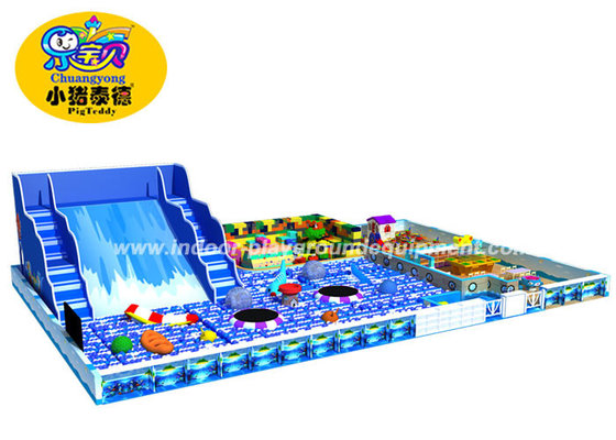 Safety Soft Indoor Playground Equipment With Ball Pool / Kids Play Centre Equipment