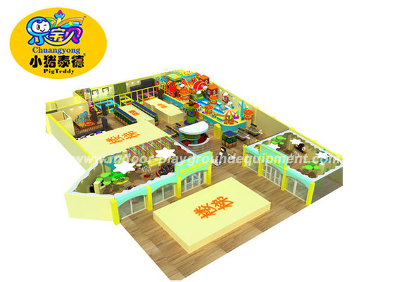 High Security Toddler Soft Play Equipment / Kids Indoor Soft Play Slide
