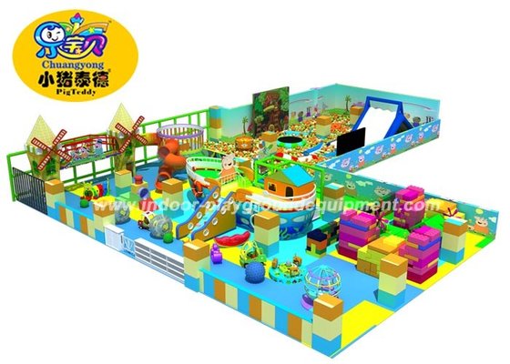 Anti UV Soft Play Area Games Equipment , Durable Kids Indoor Play Equipment