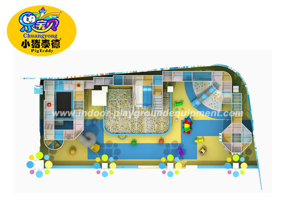 Large Soft Indoor Playground Equipment For Kindergarten Pre - School