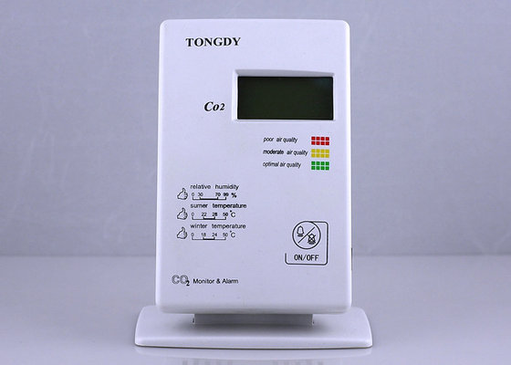 3 色 LCD 及びブザー警報が付いている家の二酸化炭素のモニター/二酸化炭素の探知器