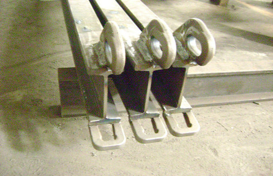 3m Mining Suspended Locomotive Underground Light Rail Mining Conveyor Systems For Tunnel Anchor Bolt