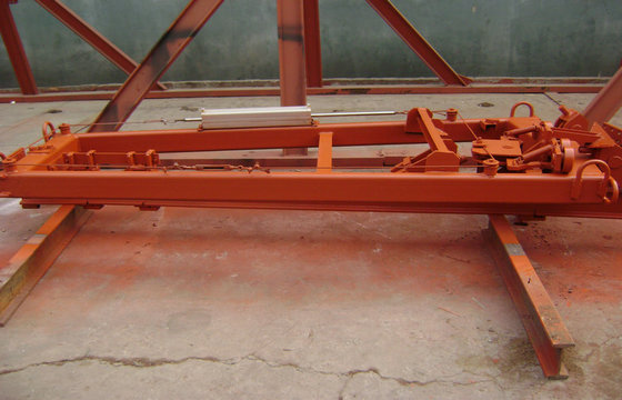 Custom Mining monorail switch with kick - up block to I155 track overhead handling systems