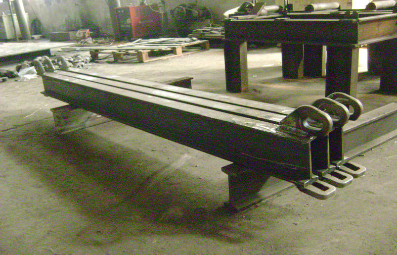 Custom 1m steel Mining Industrial Monorail systems Suspension Line for mine locomotive