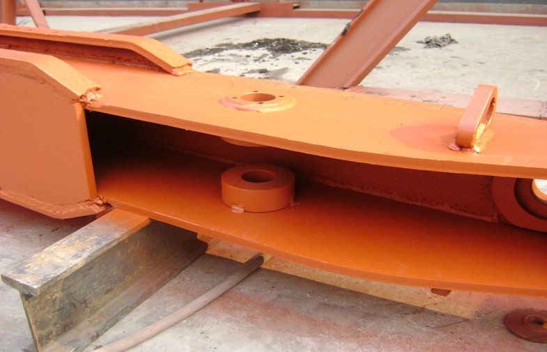8 Ton 4DUO Mining Hydraulic Drive Hoist Monorail Beam Carne And Transport The Cargo 519mm