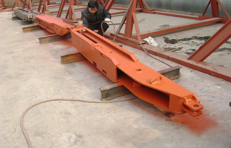 Industrial 32 ton 16DUO Mining Hydraulic Drive Hoist Lifting Beams With 2 m / s Solid Lock