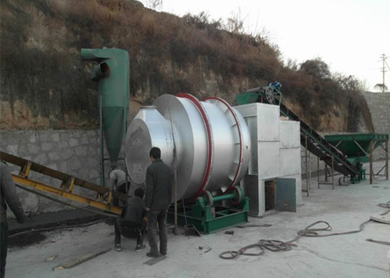 Tambour sécheur rotatoire électrique, matériel de séchage de cylindre rotatoire d'acier inoxydable