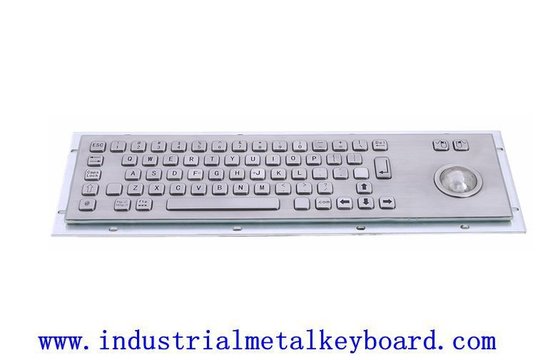 Compact Illuminated Metal Keyboard , Silver Backlit Keypad