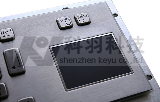 IP65 Dust-proof Industrial Keyboard With Touchpad , Key Stroke Travel 2mm
