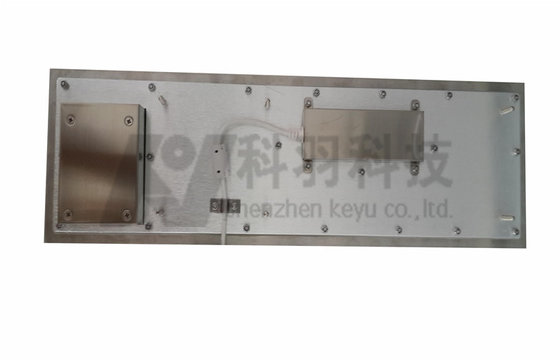 SS Stainless Steel Panel Mount Keyboard Vandal Proof For Industrial Computer
