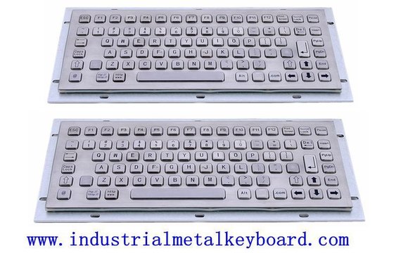 EN55022 Industrial Metal Keyboard Stainless Steel With Function Keypad