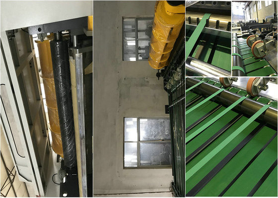 Automatic Jumbo Paper Slitting Machine Seaworthy Iron Base With Film Packaging