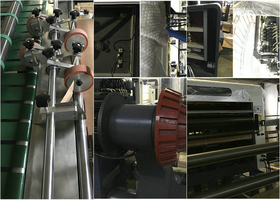 Heavy Duty Paper Sheeter Machine / PLC Paper Reel Cutting Machine