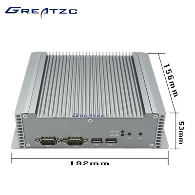 Intel 3217U Industrial Fanless Embedded Computer Onboard 2 / 4GB RAM 6 RS232