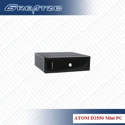 ATOM D2550 CPU Industrial Embedded Computer , Fanless Mini Computer