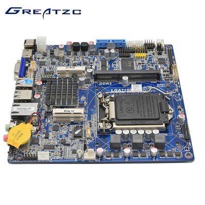 High Speed Mini ITX LGA1150 Motherboard , Intel H81 Chipset Motherboard DC19V