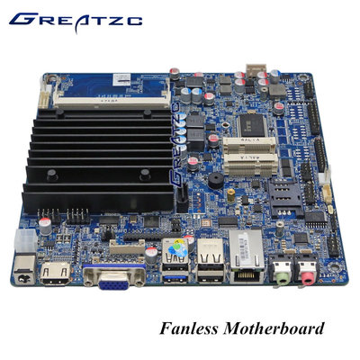 Celeron J1900 DDR3 Quad-Core Fanless Motherboard With MPCIE MSATA SIM Slot