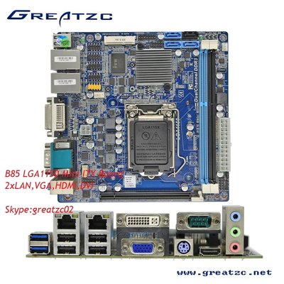 Custom Intel B85 Socket LGA1150 Motherboard For All In One Machine