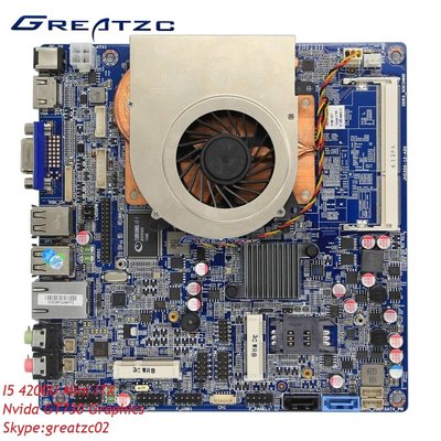 NVIDIA GT730 Industrial PC Motherboard , I5 Mini ITX Industrial Motherboard 2GB GPU
