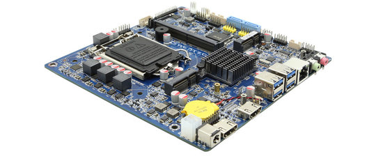 Industrial Grade fanless mini itx motherboard H110 Chipset LGA1151 Processor