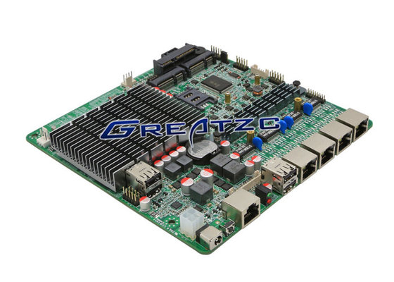 Quad LAN Gigabit Fanless Motherboard J1900 Processor / pf Sense Motherboard