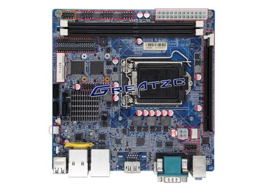 LGA1151 Socket Intel H110 Chipset Mini ITX Industrial Motherboard For POS Machine , ATM Machine