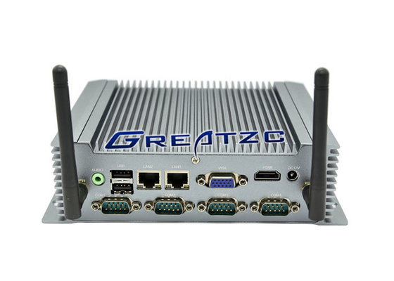 I5 3337u CPU Mini PC Computer , 6 COM RS232 RS485 RS422 Small Industrial PC