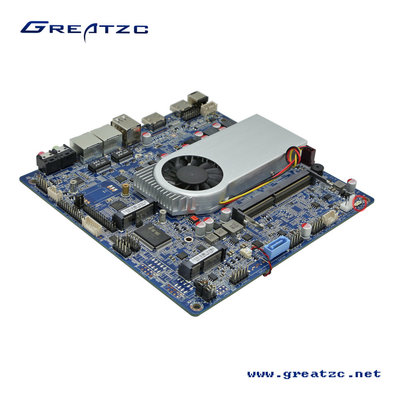 Skylake i5 6200u CPU Industrial PC Motherboard , Mini Itx Dual Lan Motherboard 2 HDMI