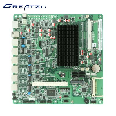 Fan Firewall Motherboard 4 SATA MINI SATA CF PCI 2 DDR3 Intel Atom D2550