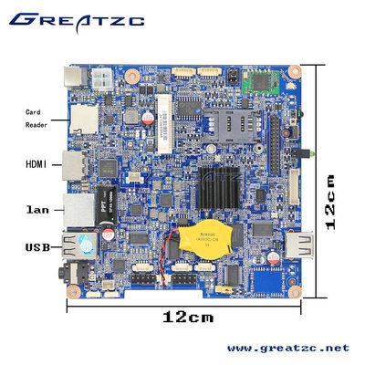ZC-R3188 Android Board With CPU Quad Core R3188 Nano ITX Motherboard ARM A9 With LVDS
