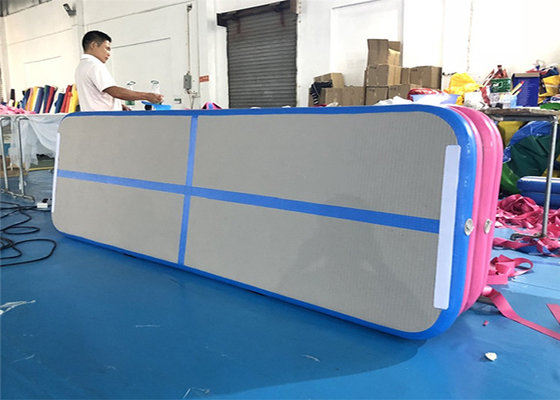 DWF / PVC Material Inflatable Air Tumble Track / Air Track Mat 28kg