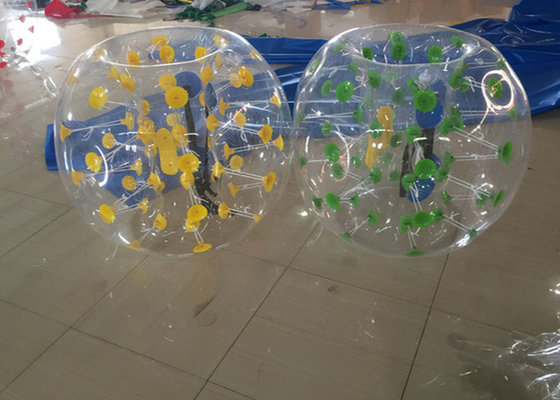 Blue Dot Human Bubble Ball Adults / Children , 6kg Inflatable Bubble Football BB-PVC100