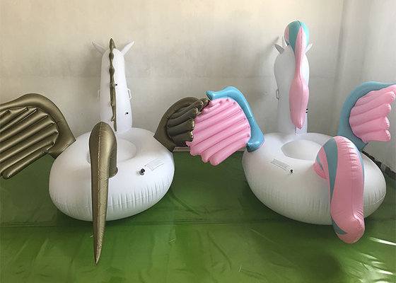Red / Pink Inflatable Pool Floats Swan Flamingo Pool Float Swimming Pool
