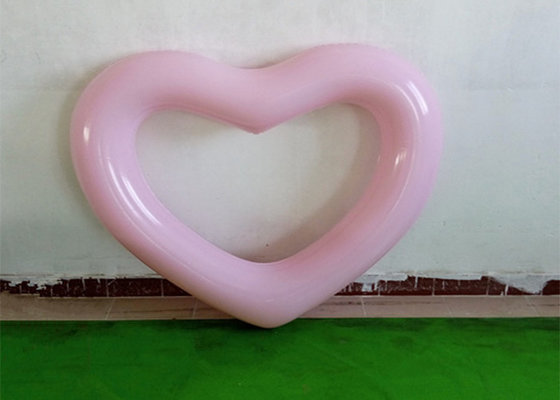 Floating Pink Toy Inflatable Swimming Pool Floats Pink Heart Love Float