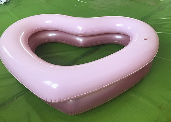 Floating Pink Toy Inflatable Swimming Pool Floats Pink Heart Love Float