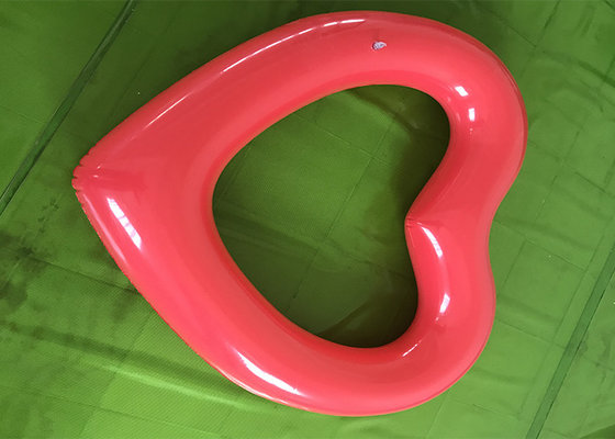 Lovely Design Heart shape float with inflatable Red Heart love Float for Riding on water