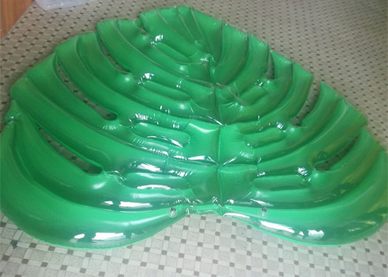 Two People Inflatable Water Floats Green Leaf Style Heavy-Duty Vinyl WF-29