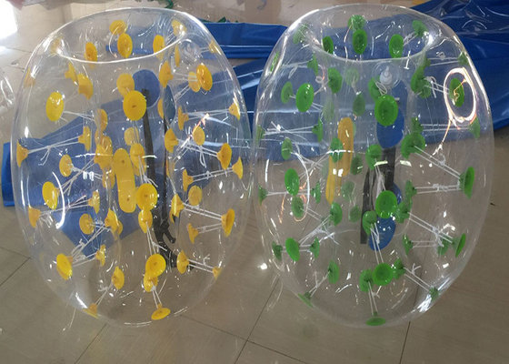 Colorful Dot Inflatable Bubble Ball Dia 100cm Body Bumper Balls