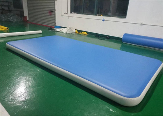 6*2m Blue Air Floor Gymnastics Mat for Rental Business AT-06