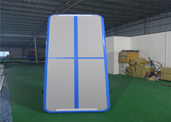 Blue Physics Inflatable Air Track / Inflatable Gymnastics Mat With Drop Stitch Material